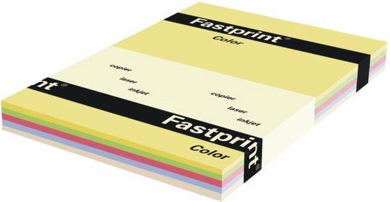 Kopieerpapier Fastprint A4 120gr vanille 250vel - 5 stuks | bol.com