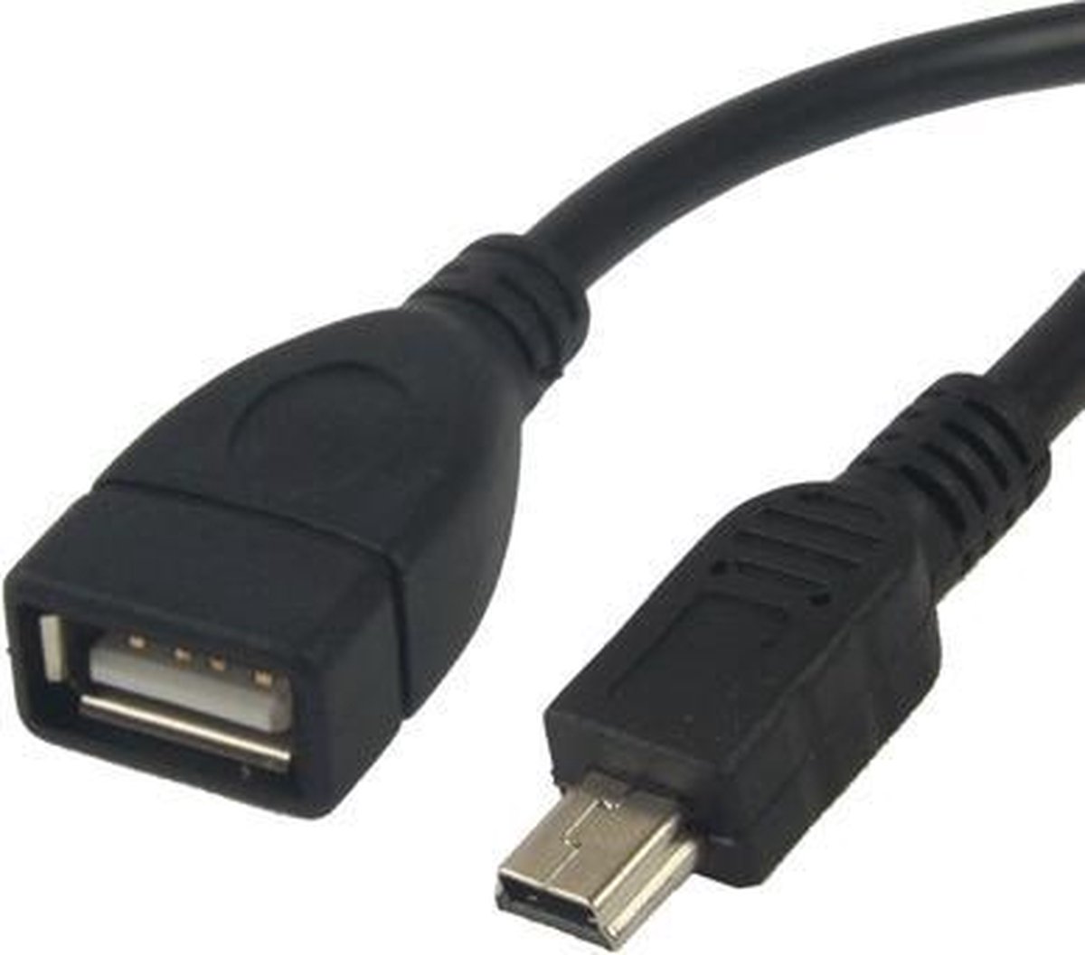 Mini 5-pin USB to USB 2.0 vrouwtje OTG Type A Adapter kabel, Lengte ...