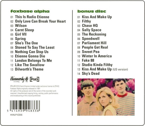 Foxbase Alpha (CD), Saint Etienne | CD (album) | Muziek | bol.com