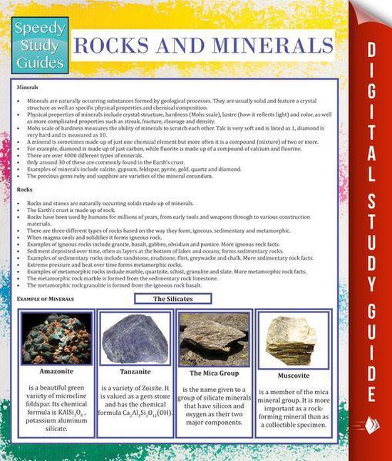 Rocks and Minerals (Speedy Study Guide) (ebook), Speedy Publishing ...
