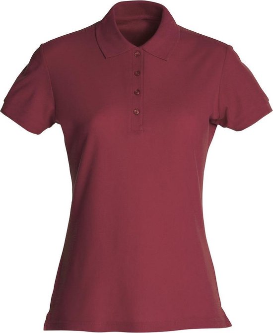 Clique Basic Polo Ladies bordeaux xl | bol