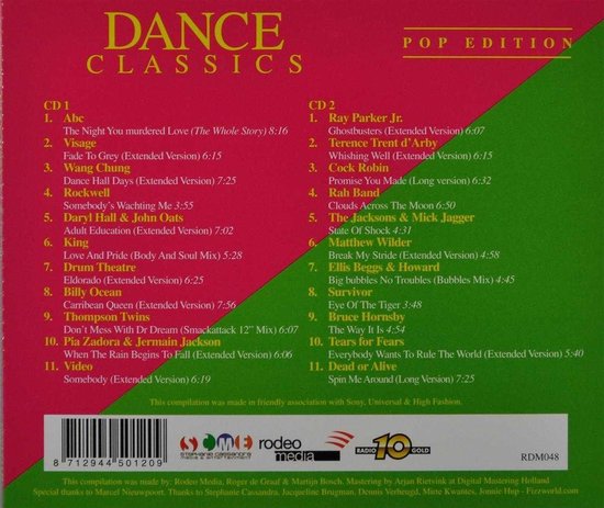 Dance Classics - Pop Edition, various artists | Muziek | bol