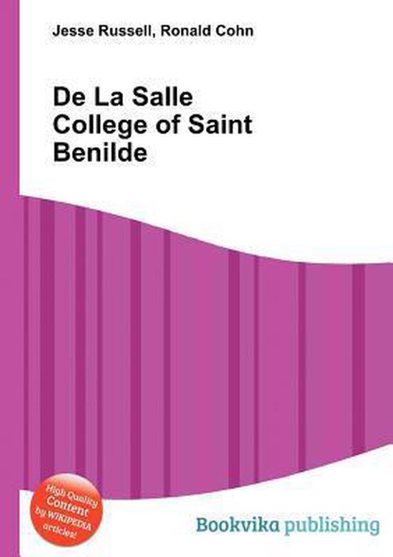 De La Salle College of Saint Benilde | 9785511056616 | Boeken | bol
