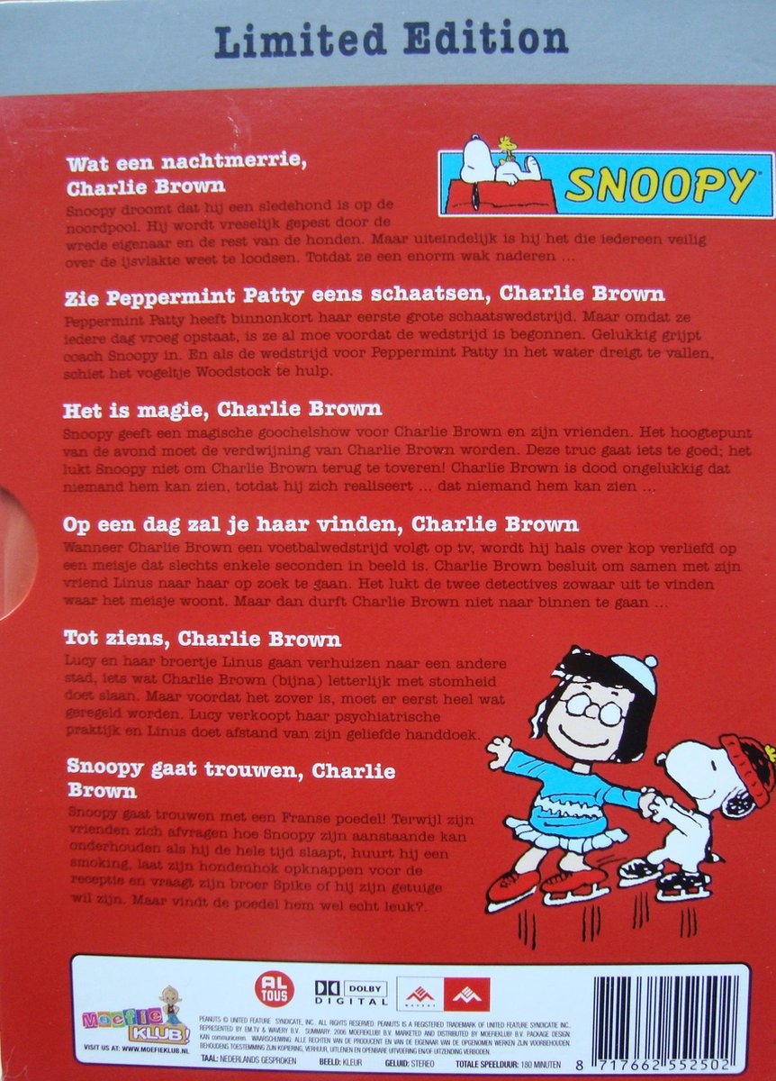 Snoopy - 6 Episodes Limited (Dvd) | Dvd's | bol.com
