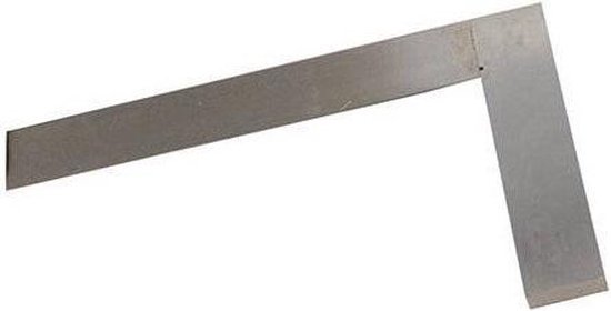 Silverline Blokhaak - Winkelhaak - Gehard Staal - 250 mm - Nauwkeurige Metingen | bol