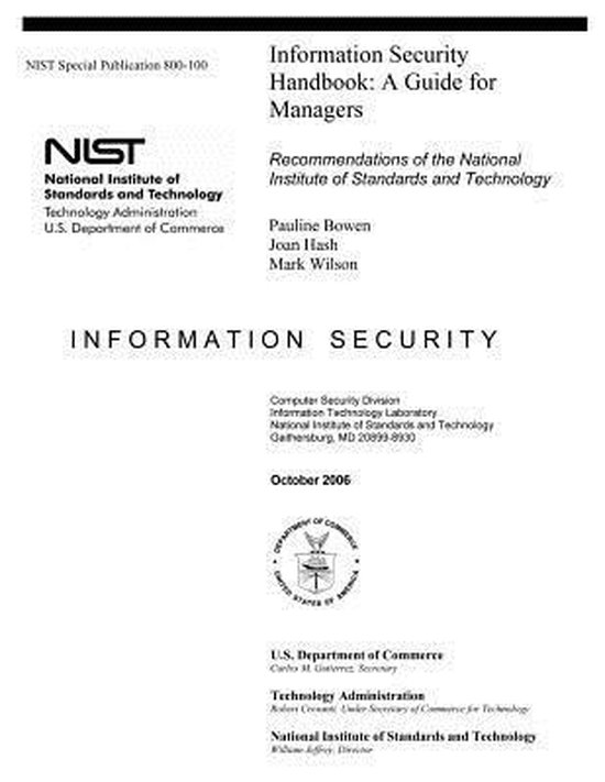 Information Security Handbook, Pauline Bowen | 9781475023732 | Boeken ...