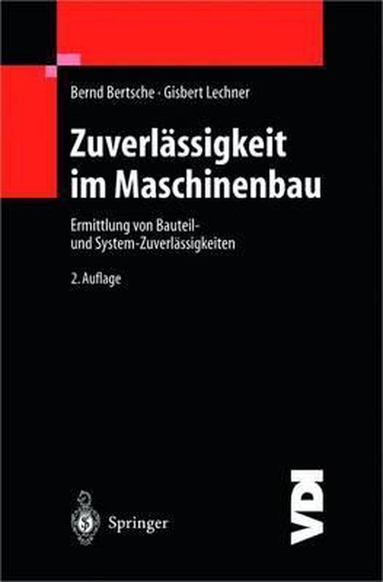 Zuverl Ssigkeit Im Maschinenbau, Bernd Bertsche | 9783540652298 ...