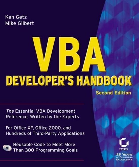 VBA Developer's Handbook (ebook), Ken Getz | 9780782153330 | Boeken | bol.com