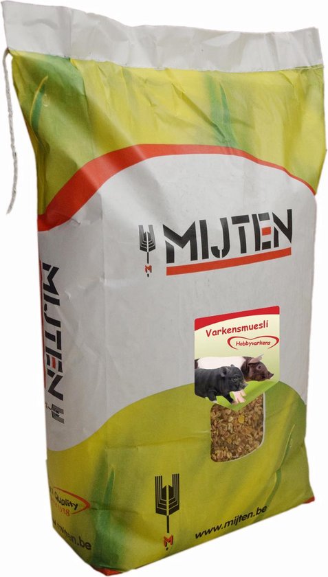 Varkensvoer - Varkensmuesli - Hobbyvarkens - Mijten 12,5 kg | bol.com
