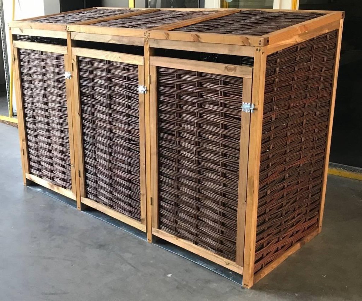 Container berging voor 3 containers | bol