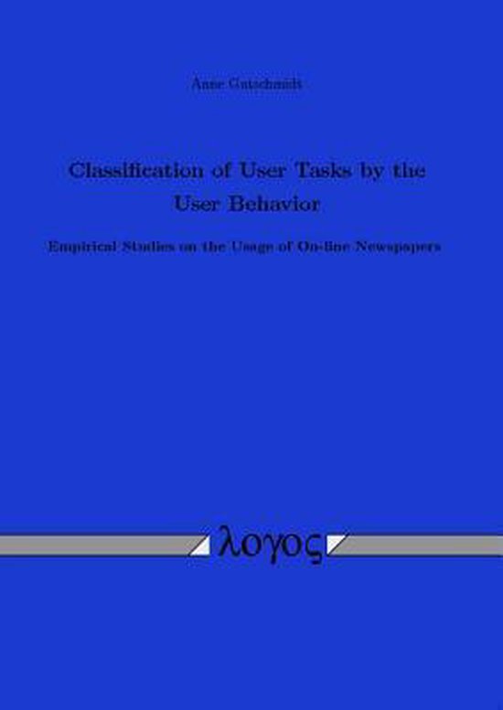 Classification of User Tasks by the User Behavior | 9783832534233 ...