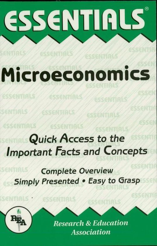 Microeconomics Essentials (ebook), The Editors Of Rea | 9780738671048 ...