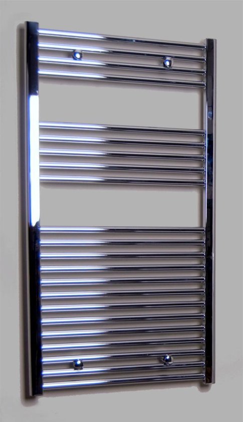 Design radiator Sanicare chroom model recht 111 x 60 | bol.com