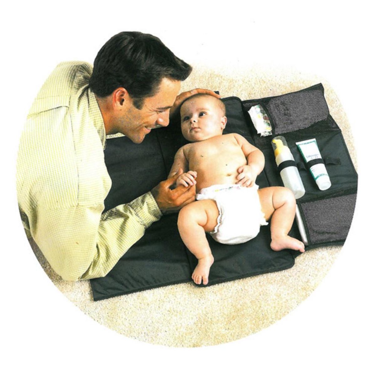 Opvouwbare baby luier doek -verzorgingskussen deken - Waterafstotend ...