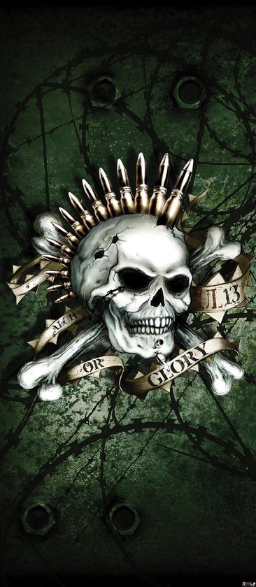 Alchemy Skull Ammunition Photo Wallcovering | bol.com
