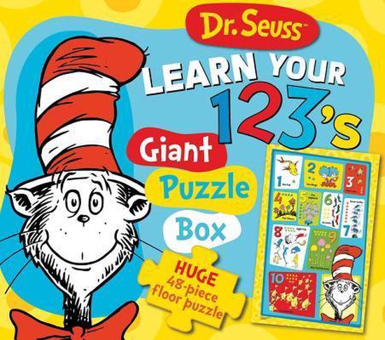 Dr. Seuss Learn Your 123's Giant Puzzle Box, Dr Seuss Enterprises ...