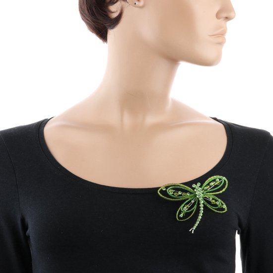 Groene libelle broche | bol.com