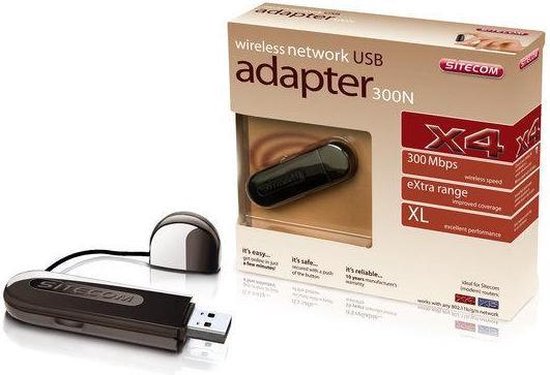 Sitecom Wireless Usb Adapt Xl 300n X4 Pure | bol.com