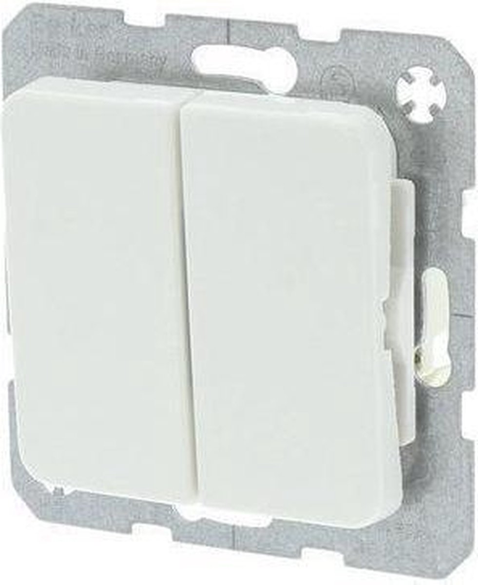 Berker M2 Serieschakelaar - Inbouw - Polarwit | bol.com