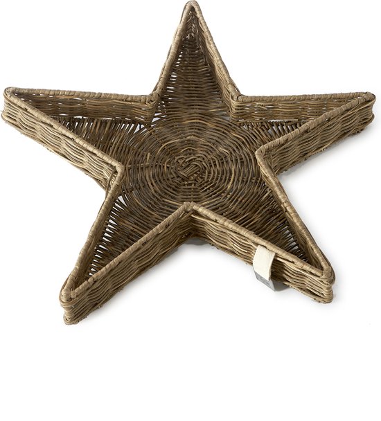 Riviera Maison - Rustic Rattan Star Tray - M - Dienblad - Hout | bol