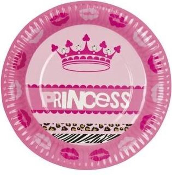 Set 6 Bordjes Princess (23 Cm) | bol.com