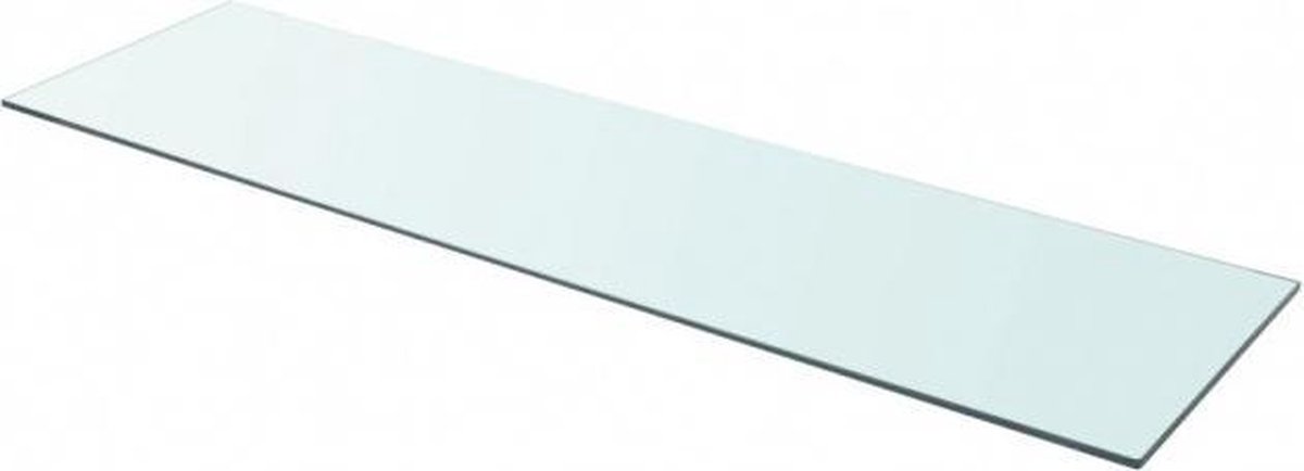 vidaXL Wandschap transparant 110x20 cm glas | bol.com