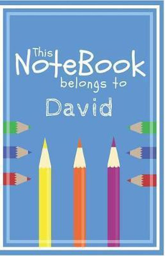 David's Notebook, Pencils And Pens | 9781797633435 | Boeken | bol.com