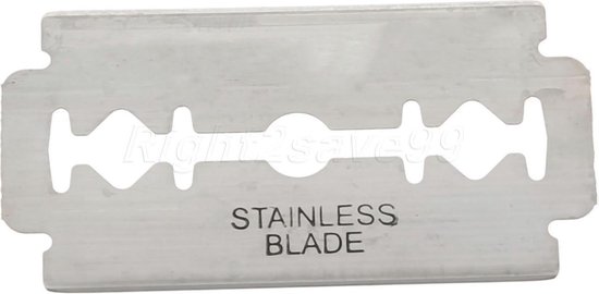 Double Edge Mesjes - Stainless scheermesjes in een 10-pack | bol.com