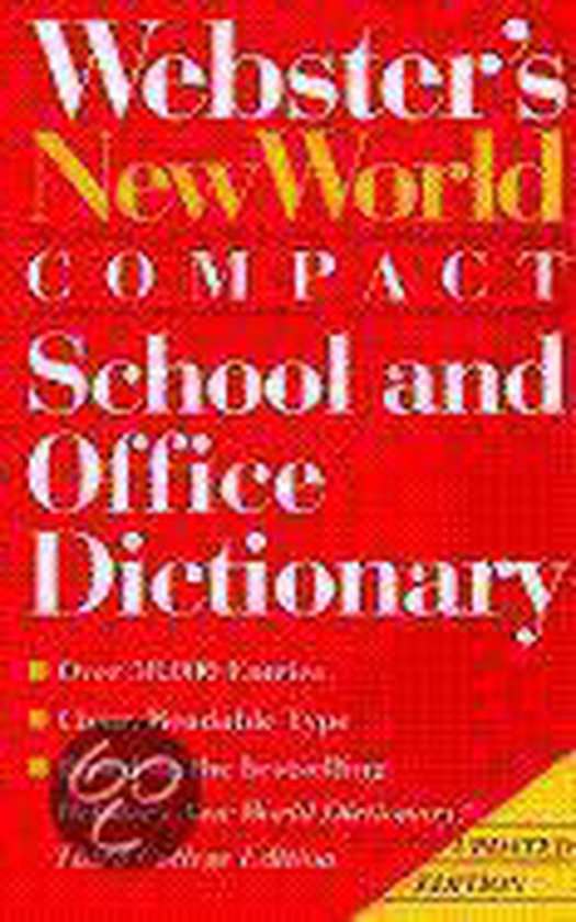 Webster's New World Compact School And Office Dictionary, Victoria ...