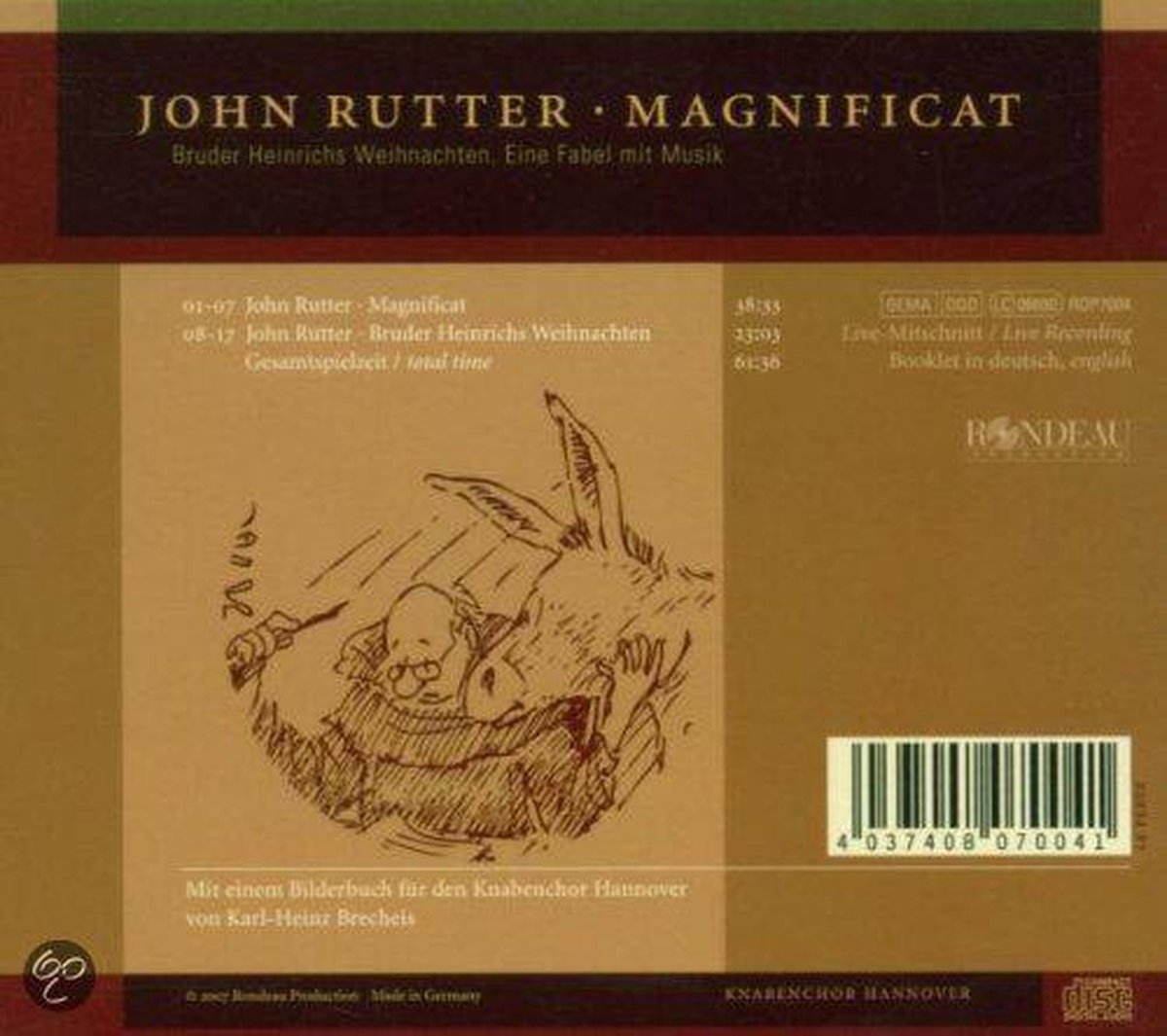 Magnificat/Brother Heinrich'S Chris, John Rutter | CD (album) | Muziek ...
