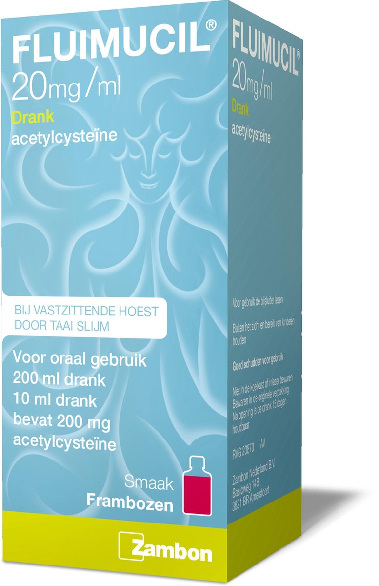 Fluimucil drank 20mg 200 ml | bol.com