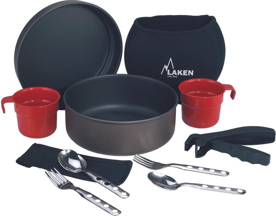 Panneset Non Stick aluminium Laken 2 personen | bol