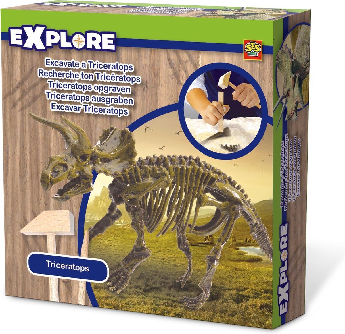 Bikken Dino skelet Triceratops | bol.com