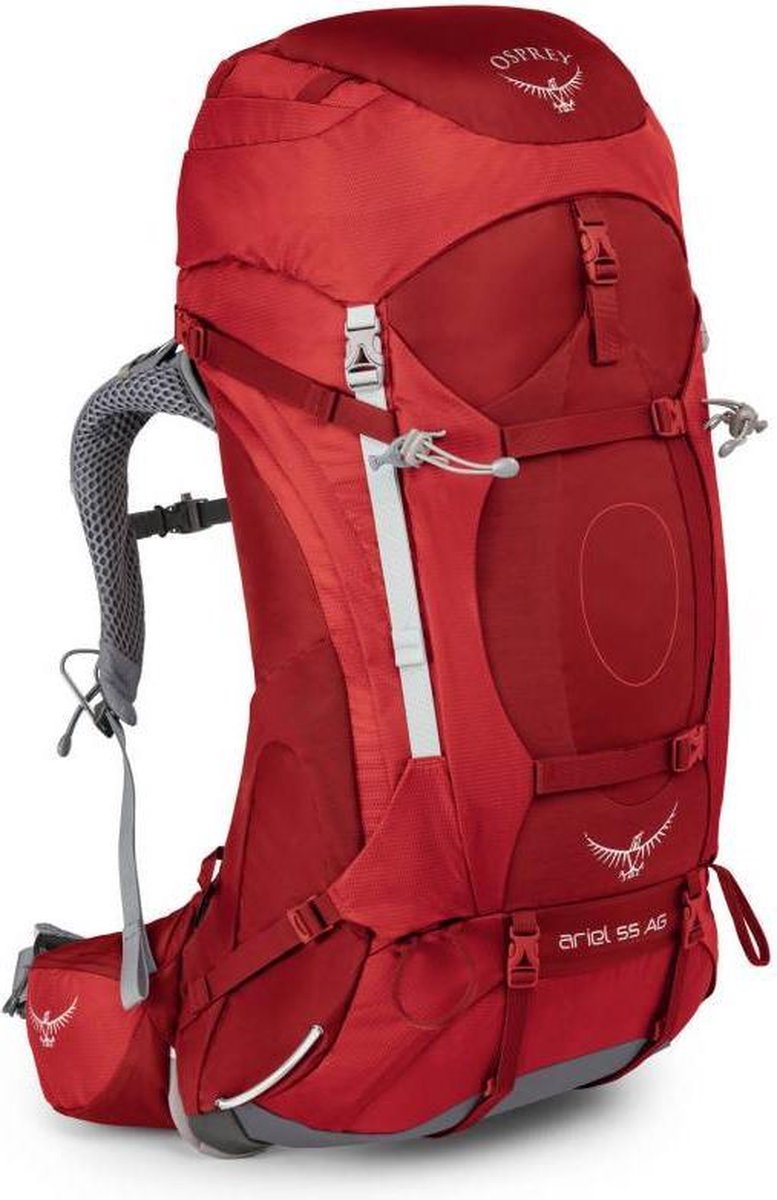Osprey Ariel AG 55l dames backpack medium - Picante Red | bol.com