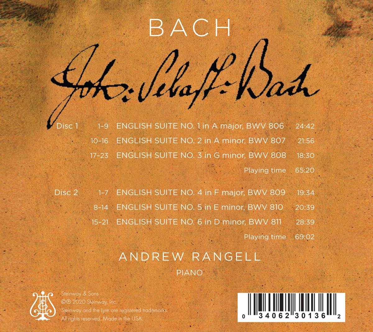 Andrew Rangell - English Suites (2 CD), Andrew Rangell | Muziek | bol.com
