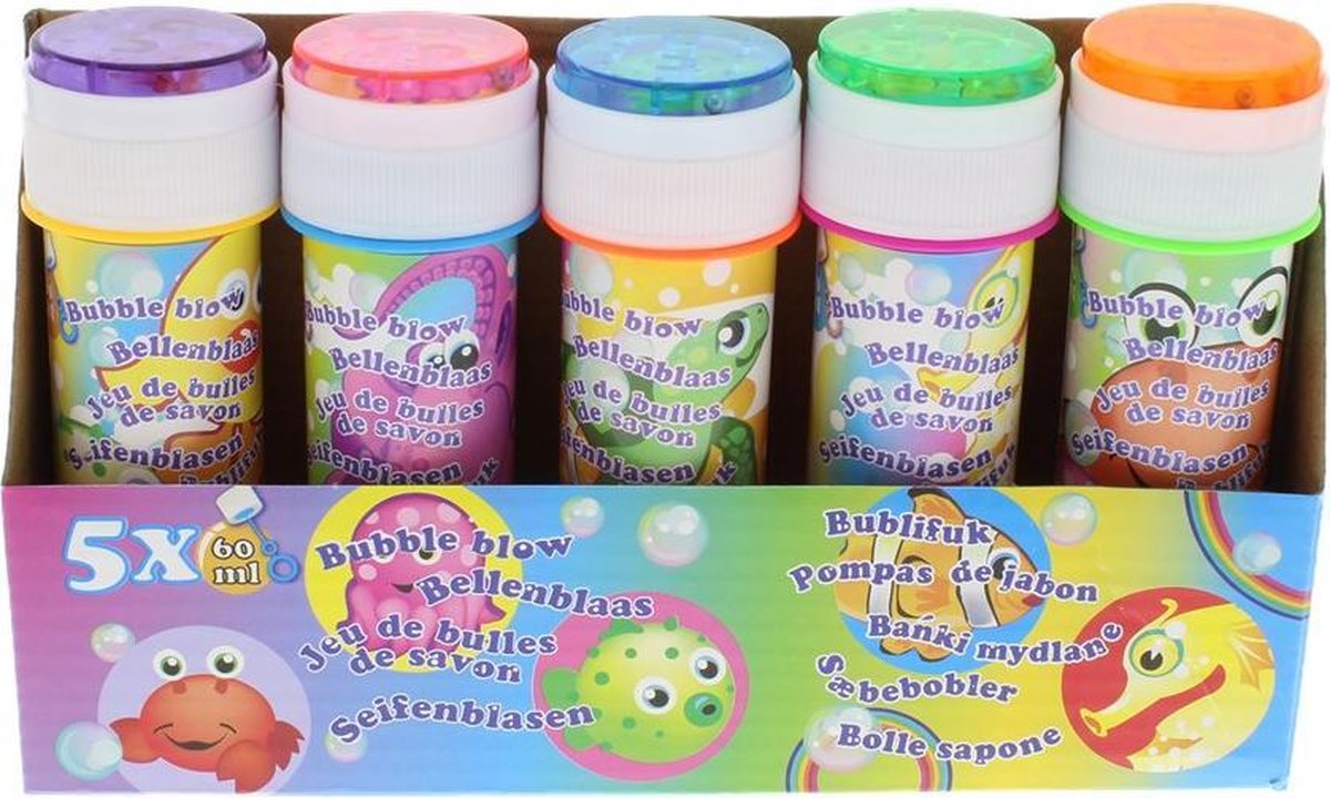 Bellenblaas - Bellen - Blazen - 5 stuks | bol.com