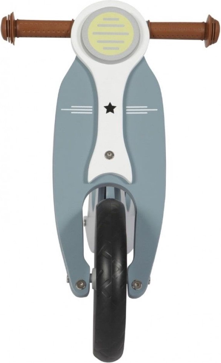 Little Dutch Houten Loopscooter - Blauw | bol.com