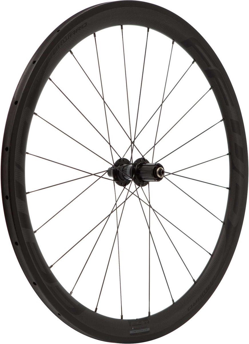 FAST FORWARD F4R FULL CARBON TUBULAR WIELSET MAT ZWART MET DT SWISS ...