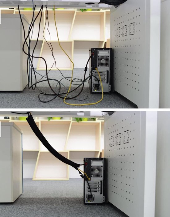 Kabel Organiser 4X – Kabelgoot – Kabel Management – Houder – voor ...