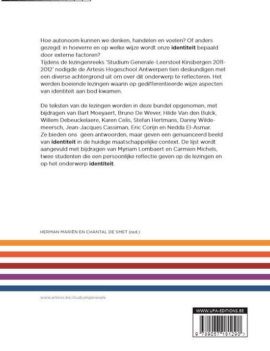 Identiteit | 9789057181290 | Bruno de Wever | Boeken | bol