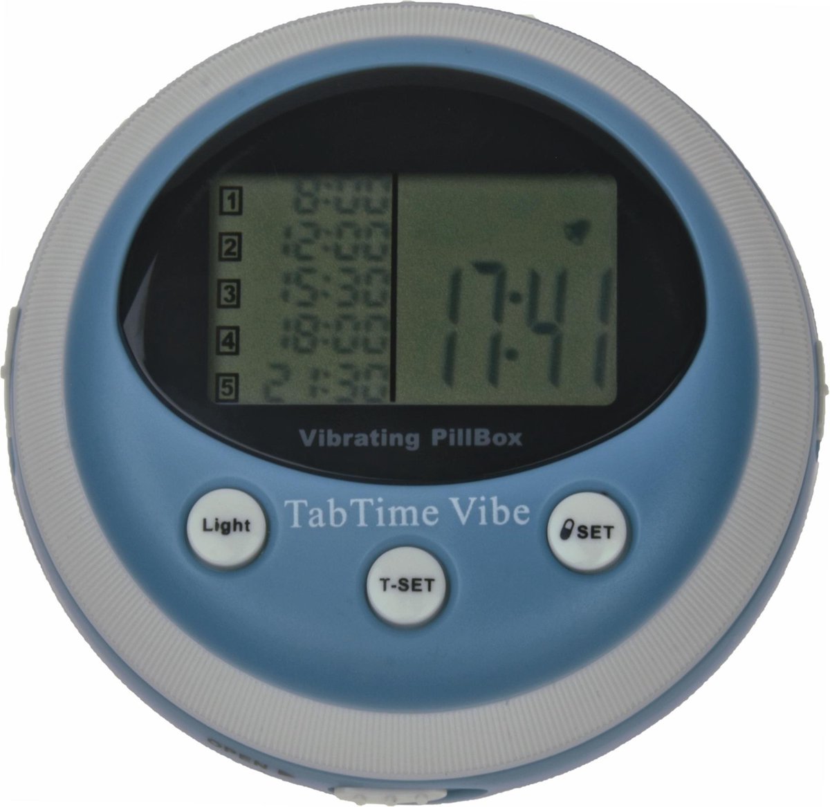 Tabtime Vibe medicijndoos met 5 alarmen, geluid en/of trillen | bol.com