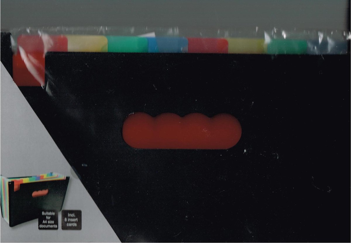 set van 2 dossier/ documentmap A4 size met 9 vakken en insteekkaarten ...