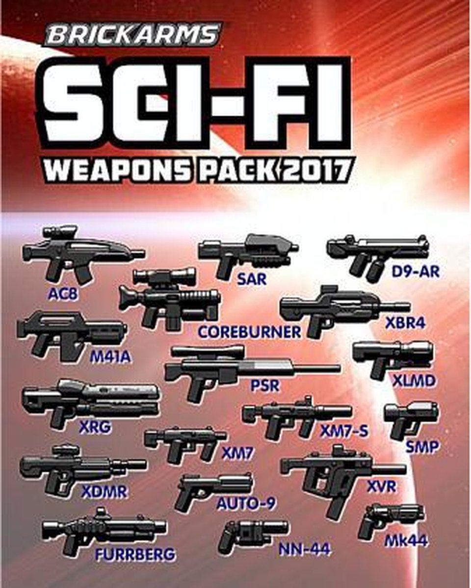 BrickArms - BrickArms SciFi-Pack wapen set voor LEGO Minifigures | bol.com