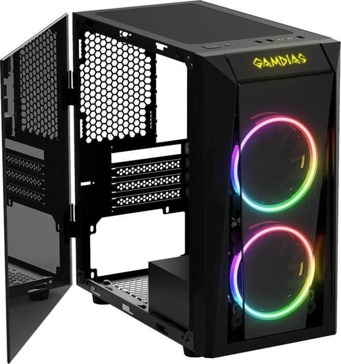 GAMDIAS Talos E1 tower pc-behuizing - Zwart | bol.com