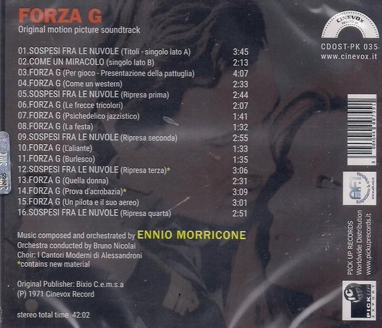 Forza G [Original Soundtrack] | 8004644007991 | Boeken | bol