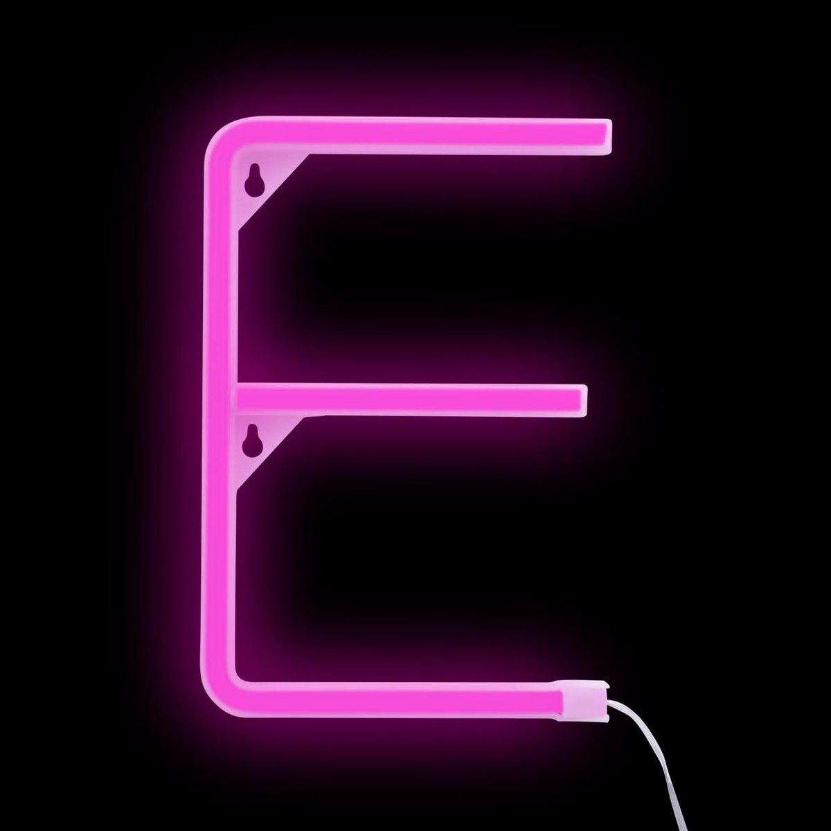Neon LED Letter Roze Pink E | bol.com