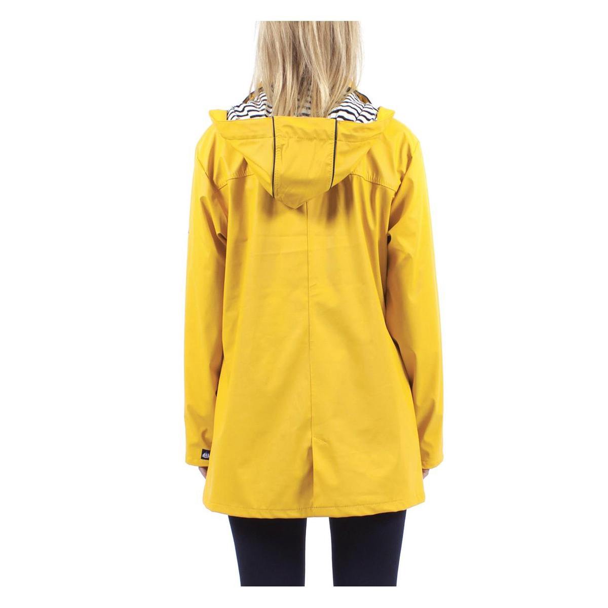 Dames regenjas geel – Aiga regen jas – gele regenjas – uitgewerkte ...