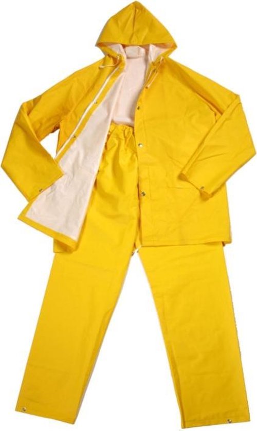 Regenpak PVC-rayon geel XL | bol.com