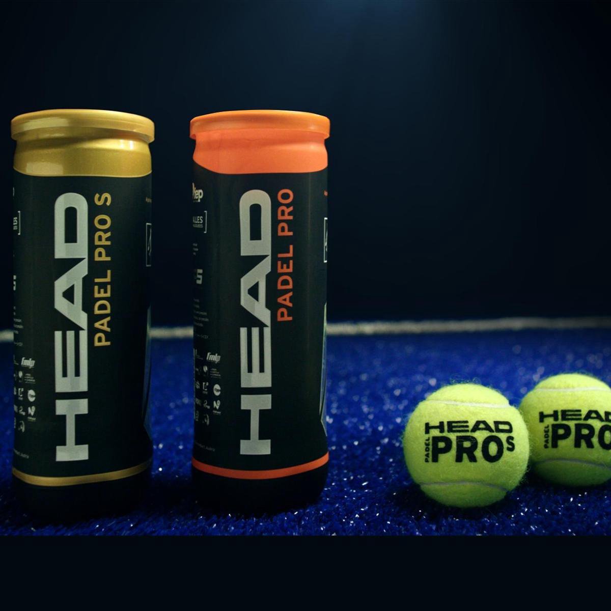 Head Padel Pro S padelballen - Officiële World Padel Tour padel ballen ...