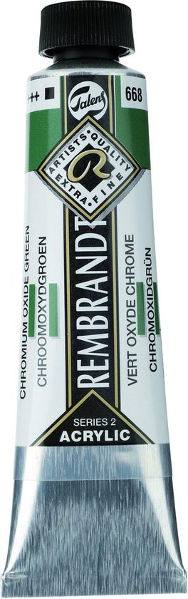Rembrandt Acrylic Verf Serie 2 Chromium Oxide Green (668) | bol